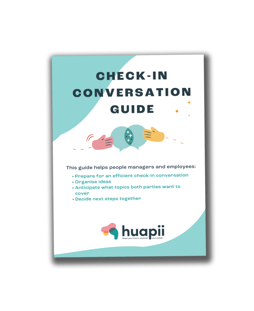 Check-in conversation guide • huapii